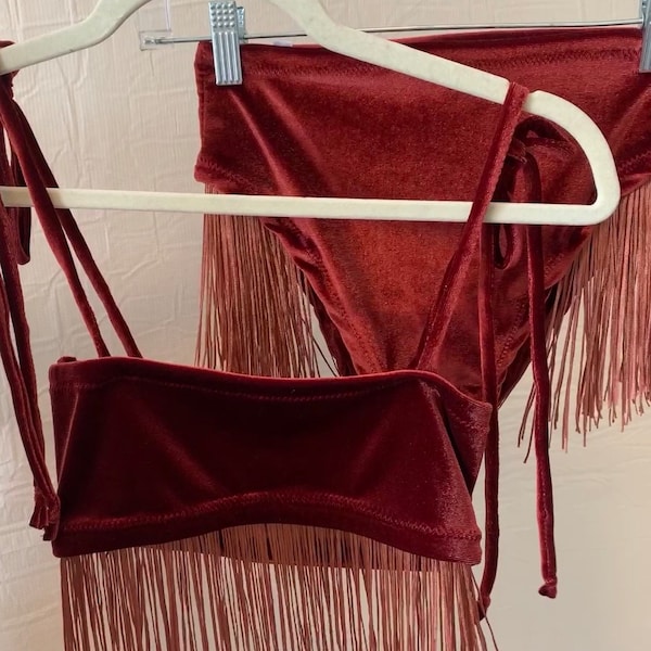 Fringe Bikini - Etsy