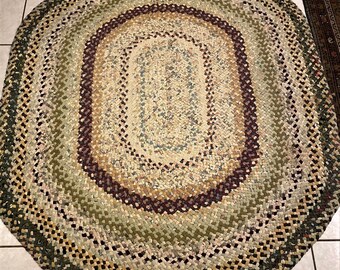 Hand Braided Rug - Etsy
