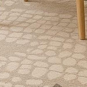 Abstract Pebble Pattern Area Rug – Modern Gray & White Textured Carpet ...