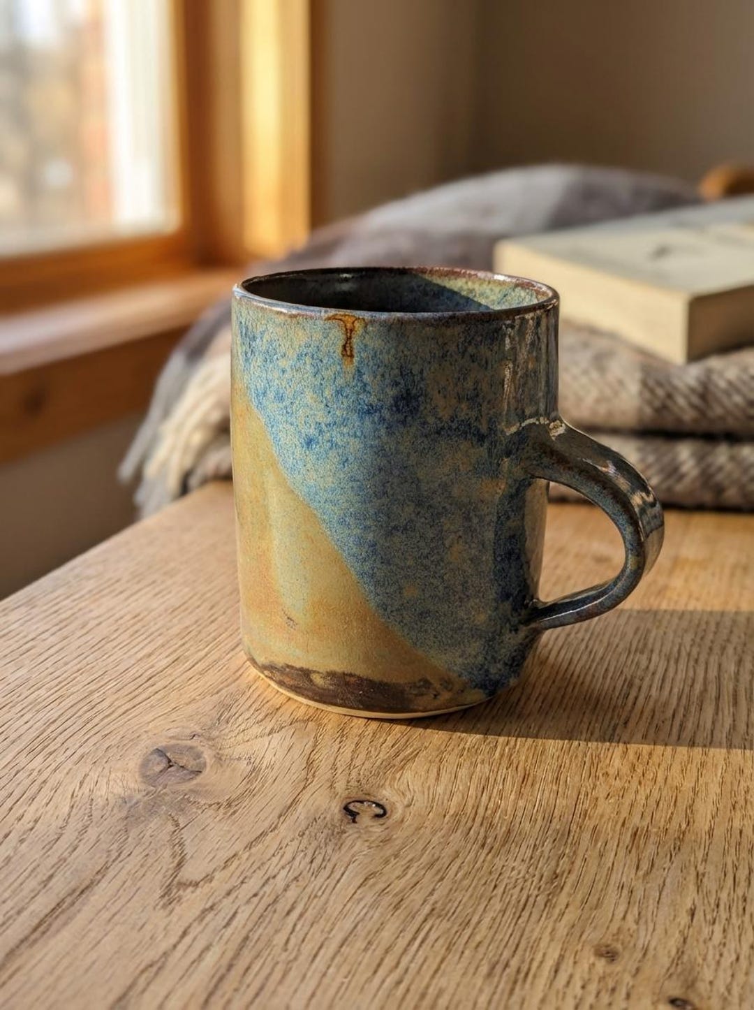 Stoneware Cortado Cup - 8 Oz Coffee Mug - Earthy Ceramic - Small ...