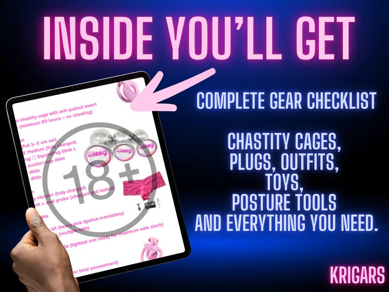 7 Day Sissy Chastity Challenge Pdf Extreme Lockup Denial Tasks