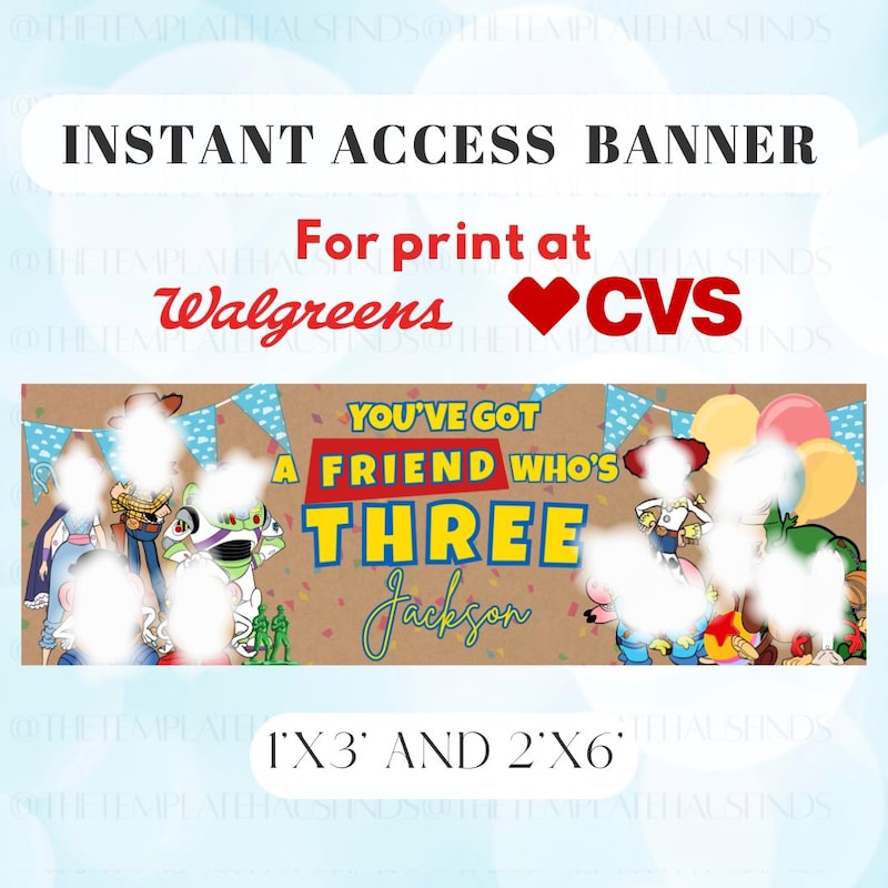 Youve Got a Friend Who's Three - Etsy