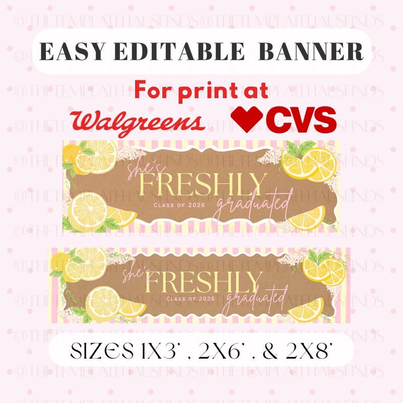 Graduation Banners Freshly Graduated - Etsy