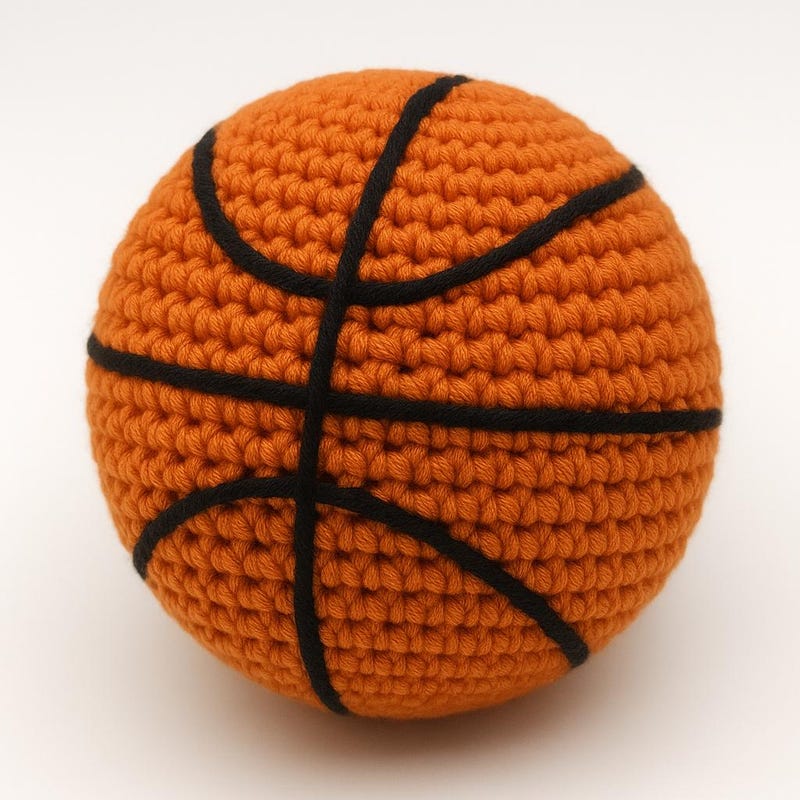 Crochet Basketball Pattern - Etsy