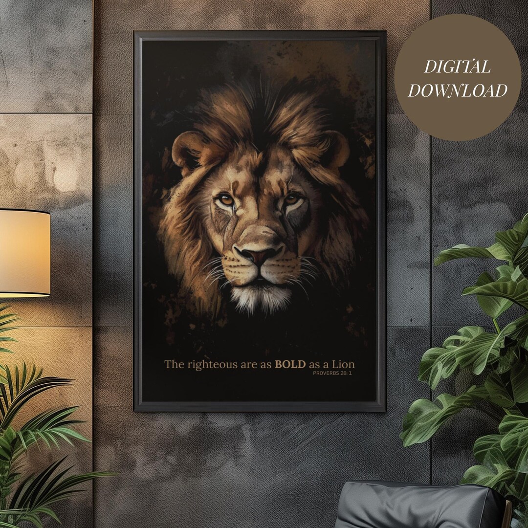 The Righteous Are as Bold as A Lion | Proverbs 28:1 | Prophetic ...