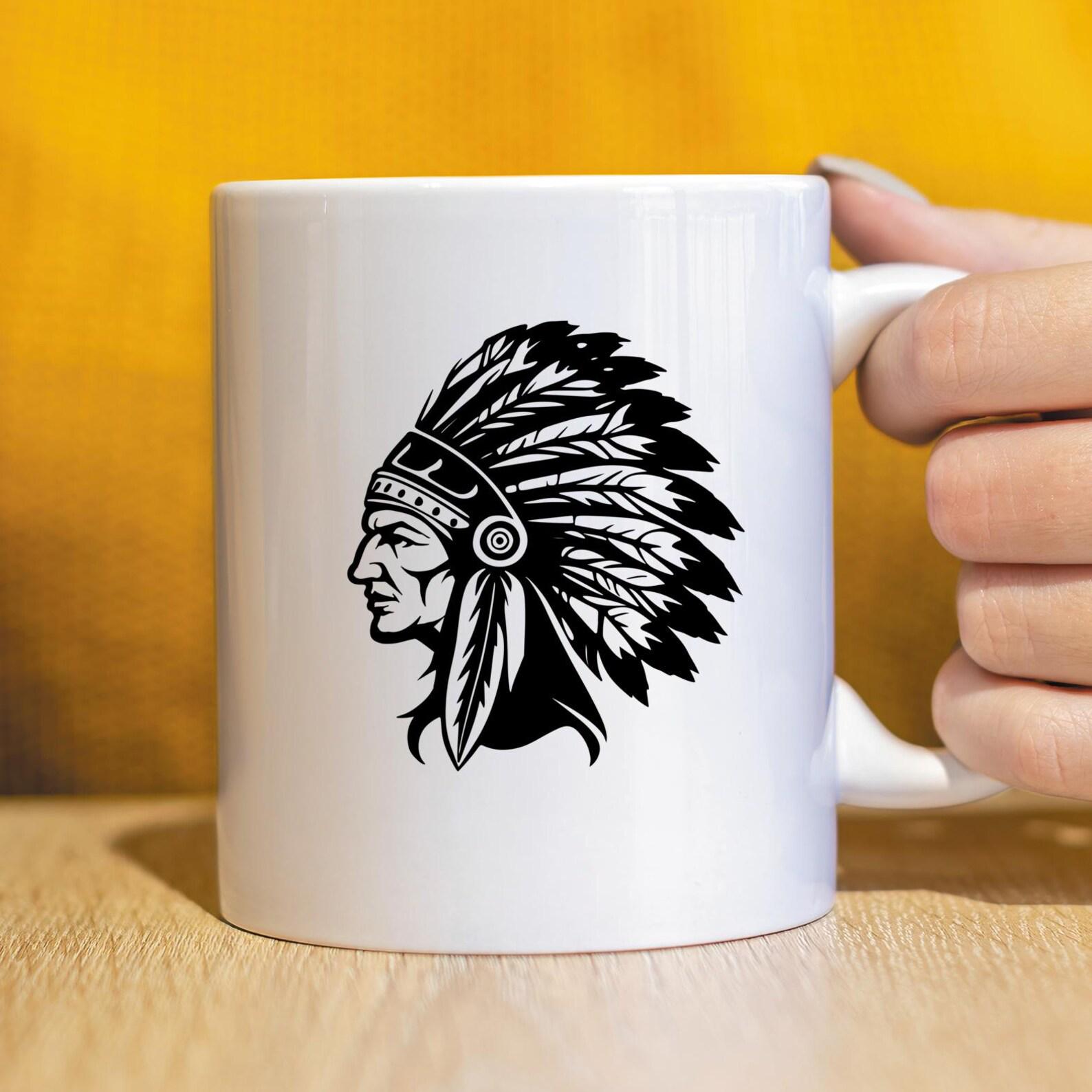Tribal Chief Headdress, Native American Indian, SVG PNG WEBP (digital ...
