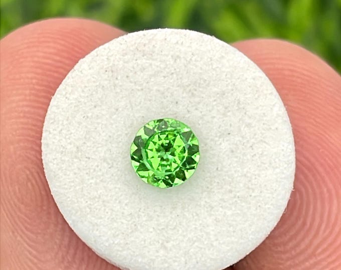 Rare Mint Color Garnet From Tanzania 4 Mm Round Cut Faceted Loose ...