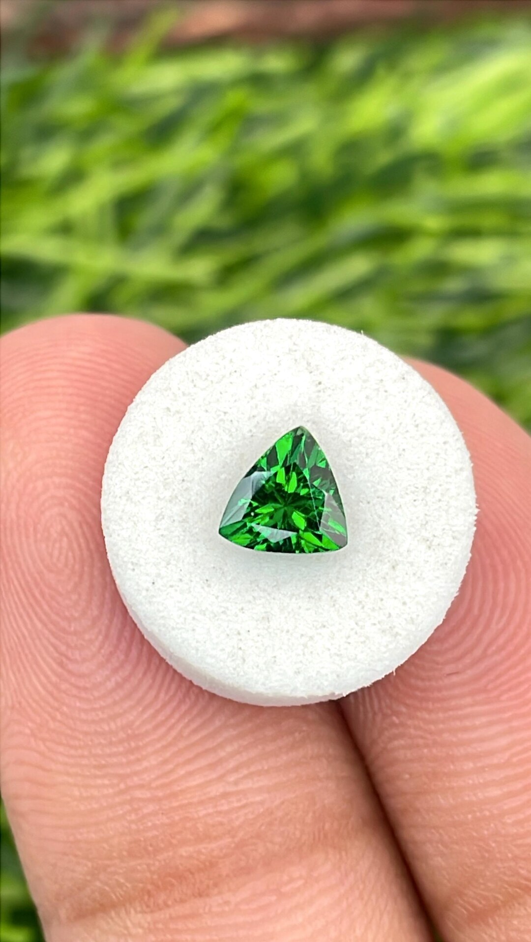 Finest Quality Rare Colour Natural Tsavorite Garnet 5 Mm Trillion Cut ...