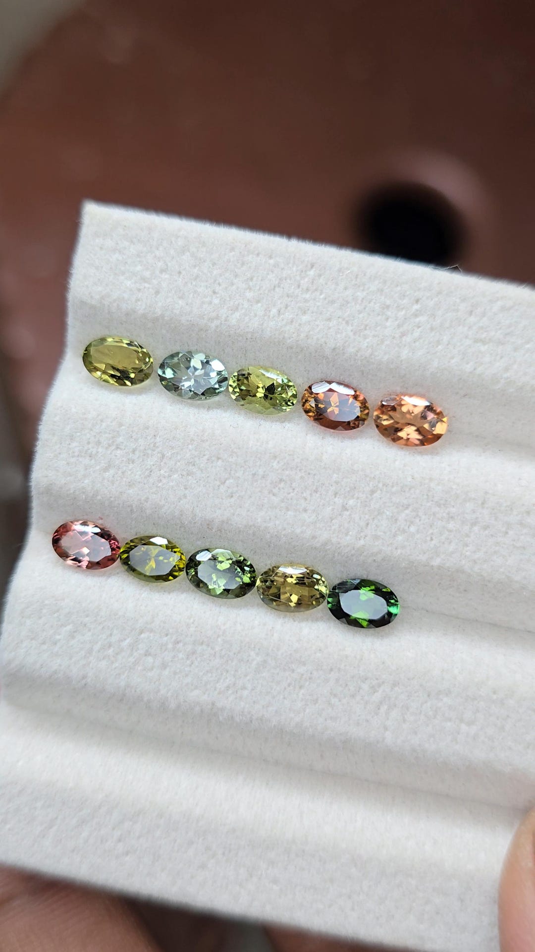 Natural Multiple Colour Tourmaline Oval Lot 6x4 Mm | Weight-5.06 Cts ...