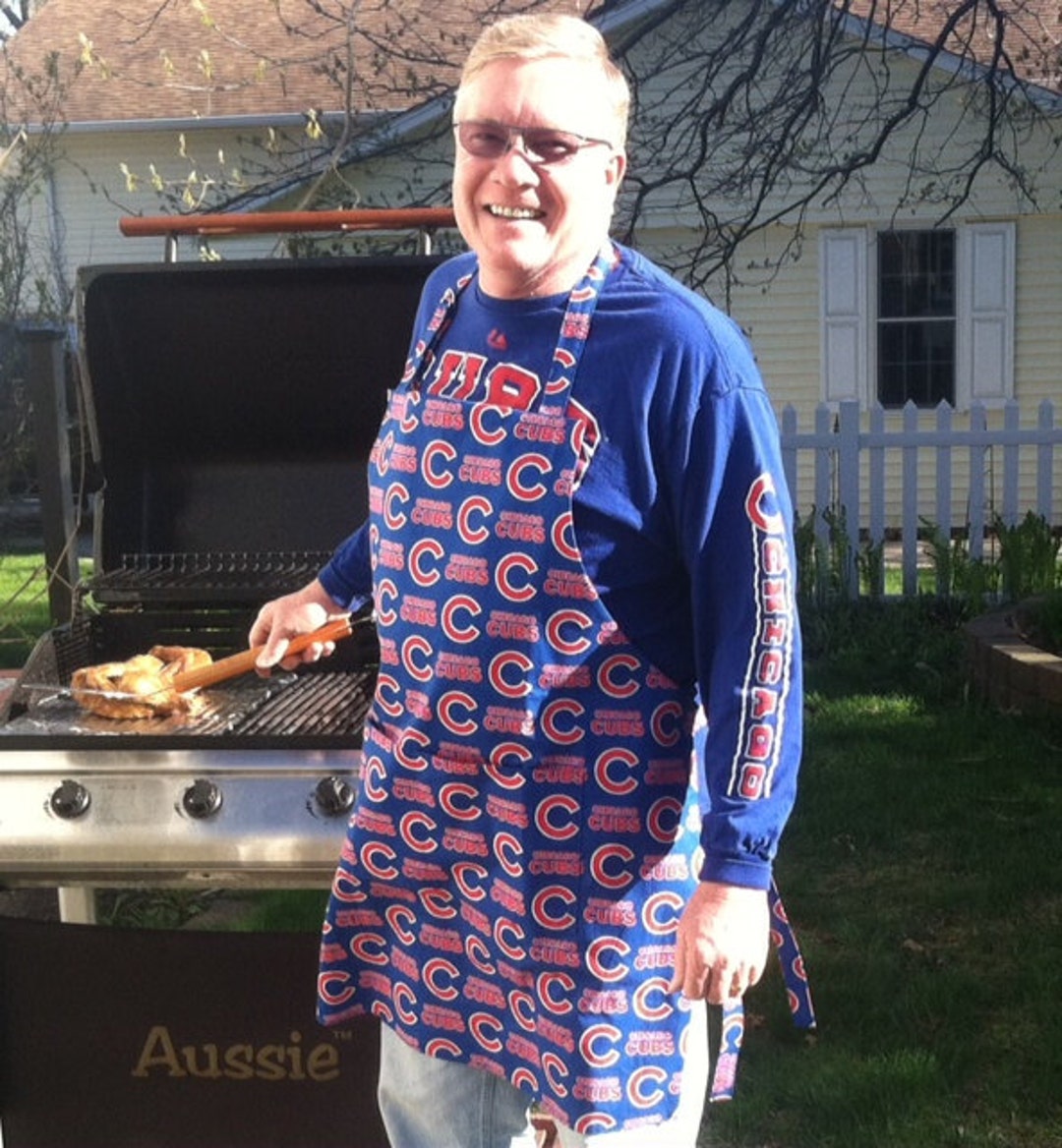 Chicago Cubs Baseball BBQ Full Apron - Adult Unisex - Etsy