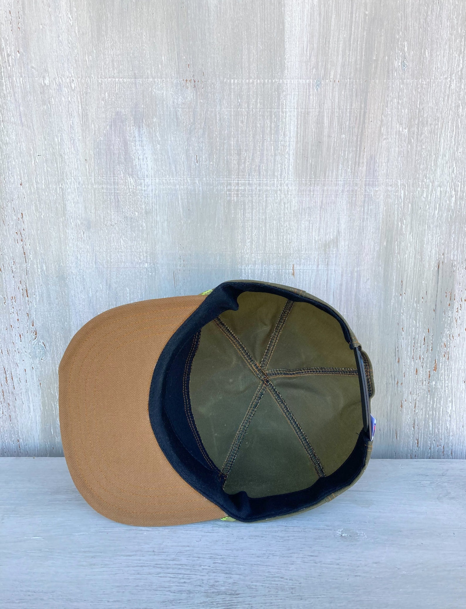 Handmade 6 Panel Hat Triangle Front Baseball Cap Waxed | Etsy