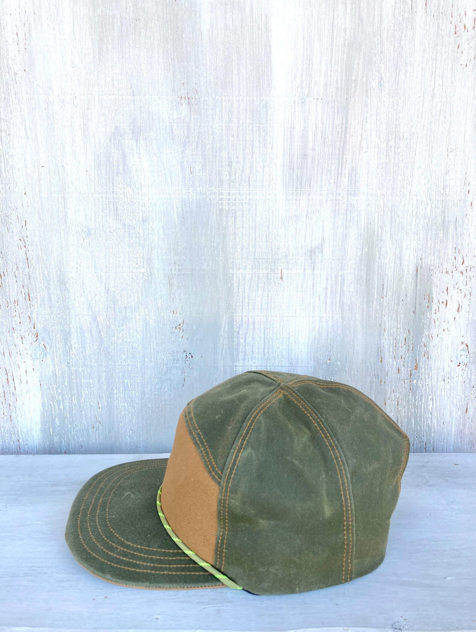 Handmade 6 Panel Hat Triangle Front Baseball Cap Waxed | Etsy