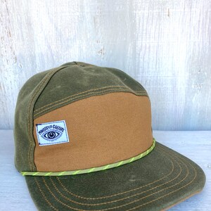 Handmade 6 Panel Hat Triangle Front Baseball Cap Waxed | Etsy