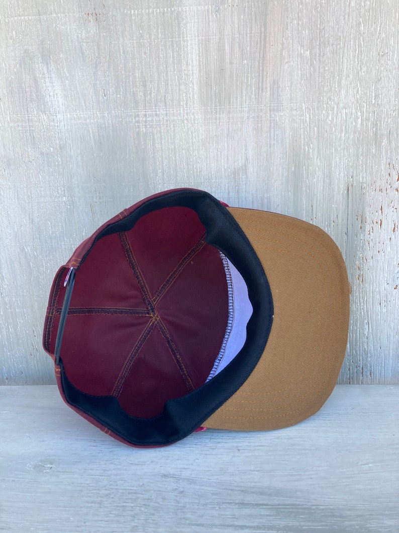 Handmade 6 Panel Hat Triangle Front Baseball Cap Waxed | Etsy