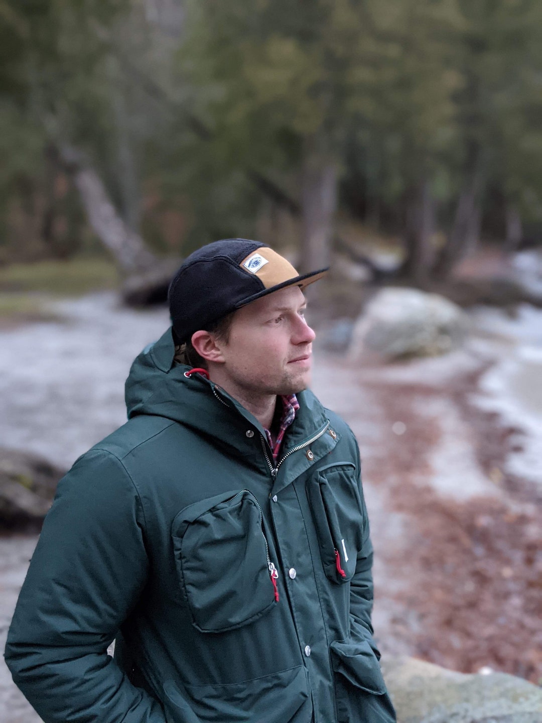 Handmade 5 Panel Camp Hat, Baseball Cap, Moldable Brim Five Panel Hat ...