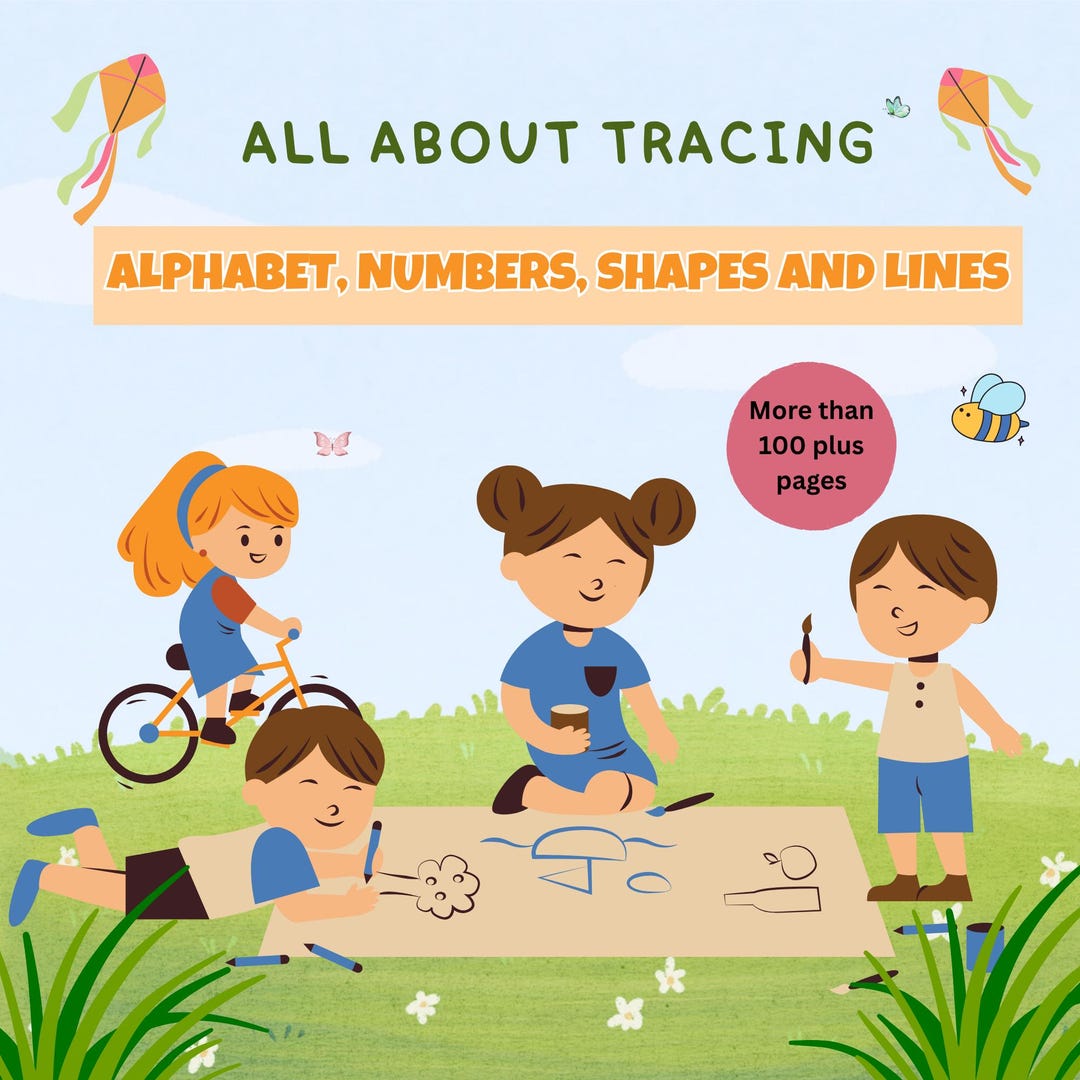 Printable Tracing Worksheets for Kids Ages 3-6 | Alphabet, Numbers ...