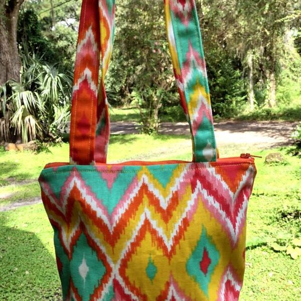Zipper Tote Bag - Etsy