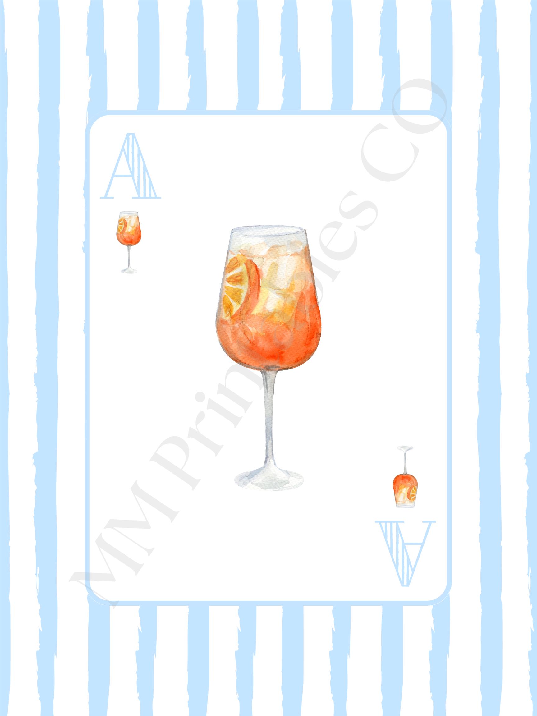 Aperol Spritz Printable Wall Art Bundle | Cheers Kitchen Bar Cart Decor ...