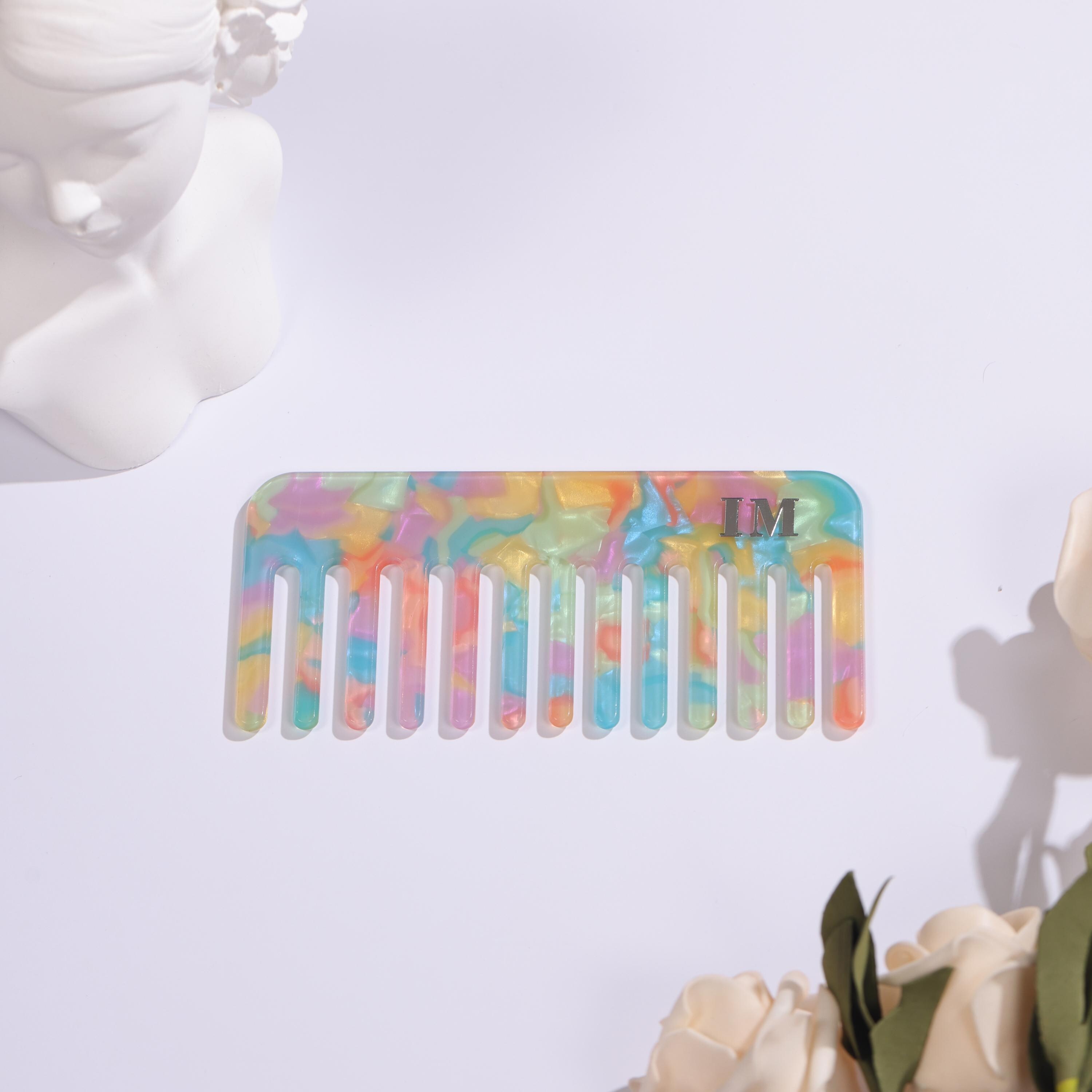 Custom Name Combs,personalized Initial Acetate Combs,marble Combs ...