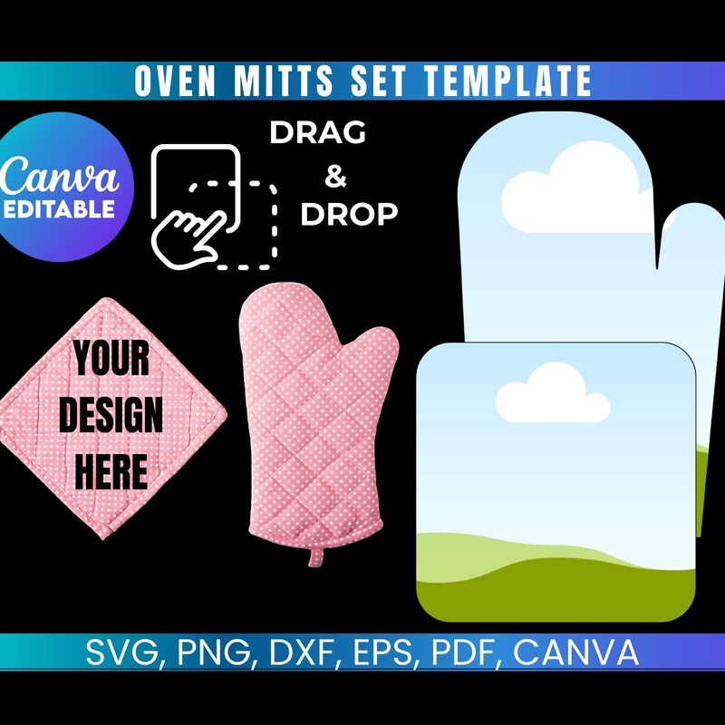 Oven Mitt Svg - Etsy