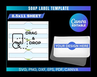 Soap Label Template, Soap Label Svg, Custom Label, Personalized Label ...