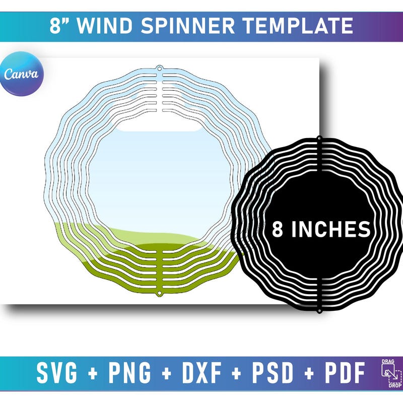 Windspinners Template - Etsy