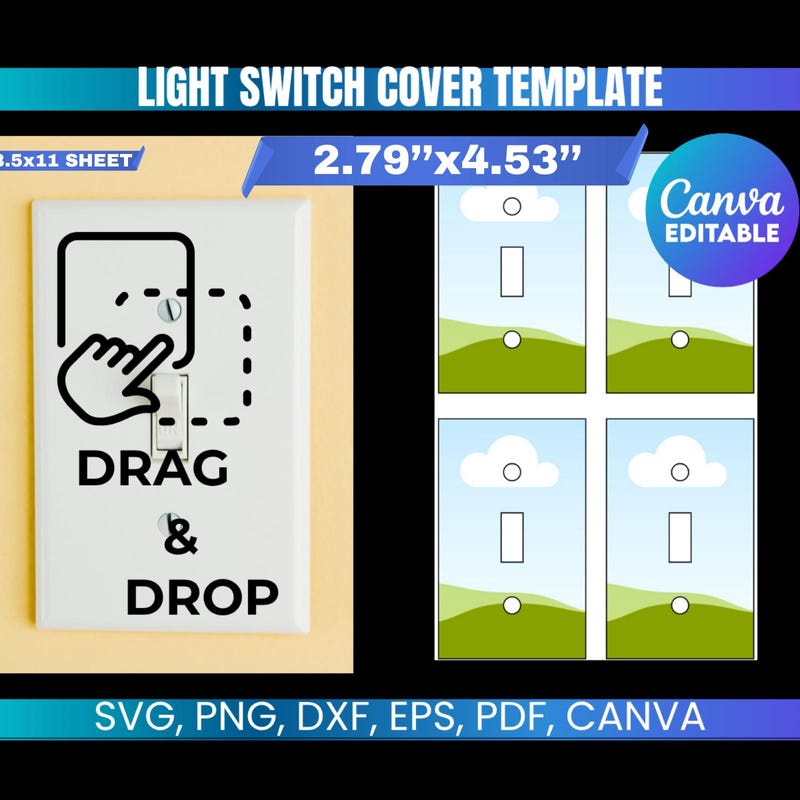 Party Light Switch Covers - Etsy