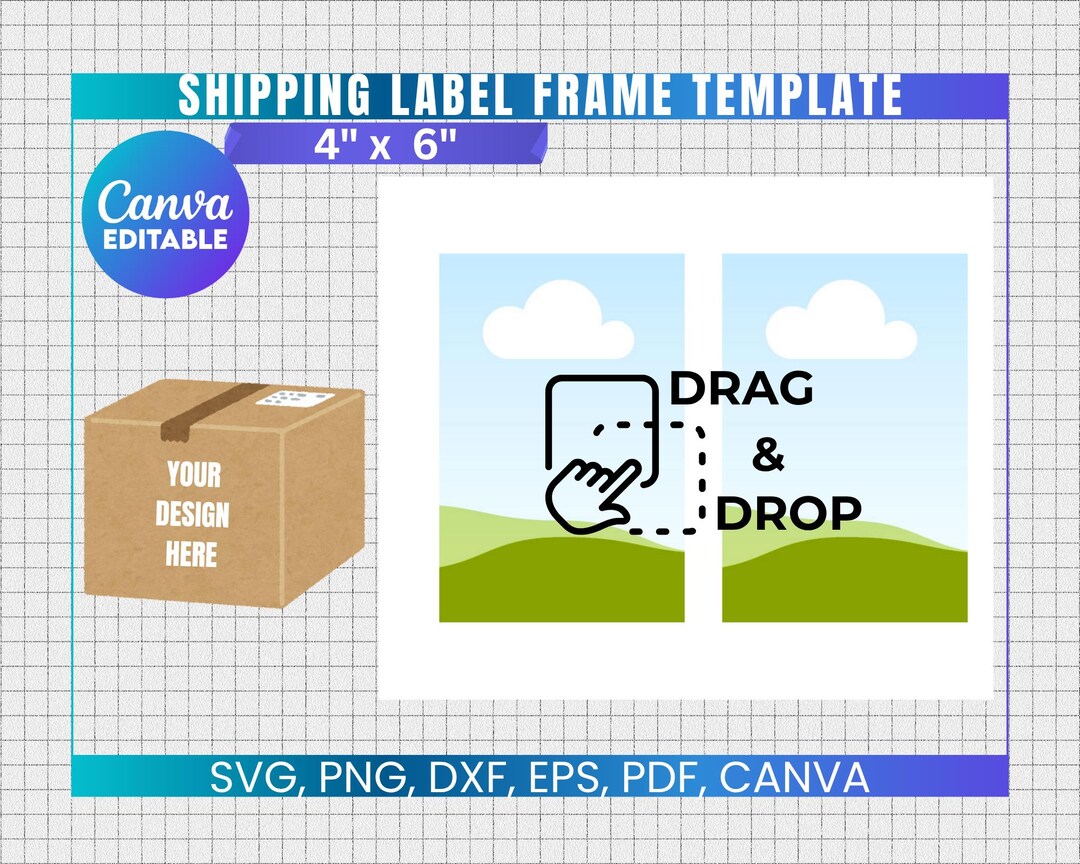 Shipping Label Template, Address Labels Template, Standard Address ...