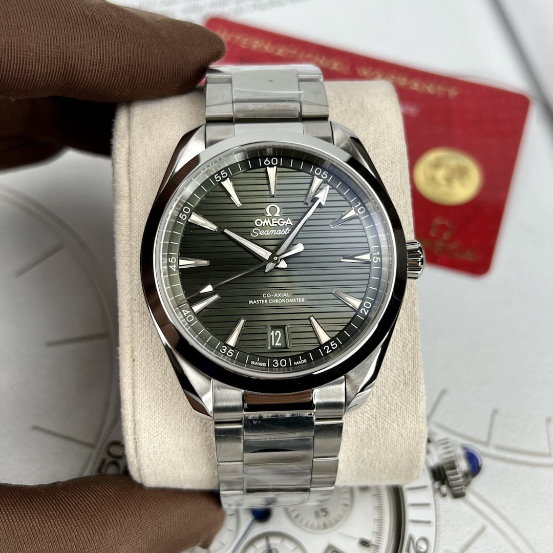 Omega Seamaster Aqua Terra Green Dial 41mm Dial Watch Box Paper - Etsy ...
