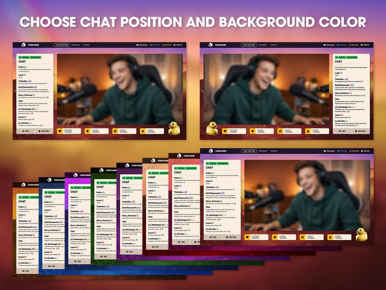 Arc Raiders Twitch Overlay Pack Just Chatting Stream Package OBS Studio ...