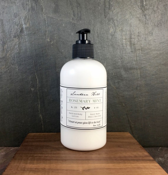 Rosemary Mint Hand and Body Lotion - Etsy