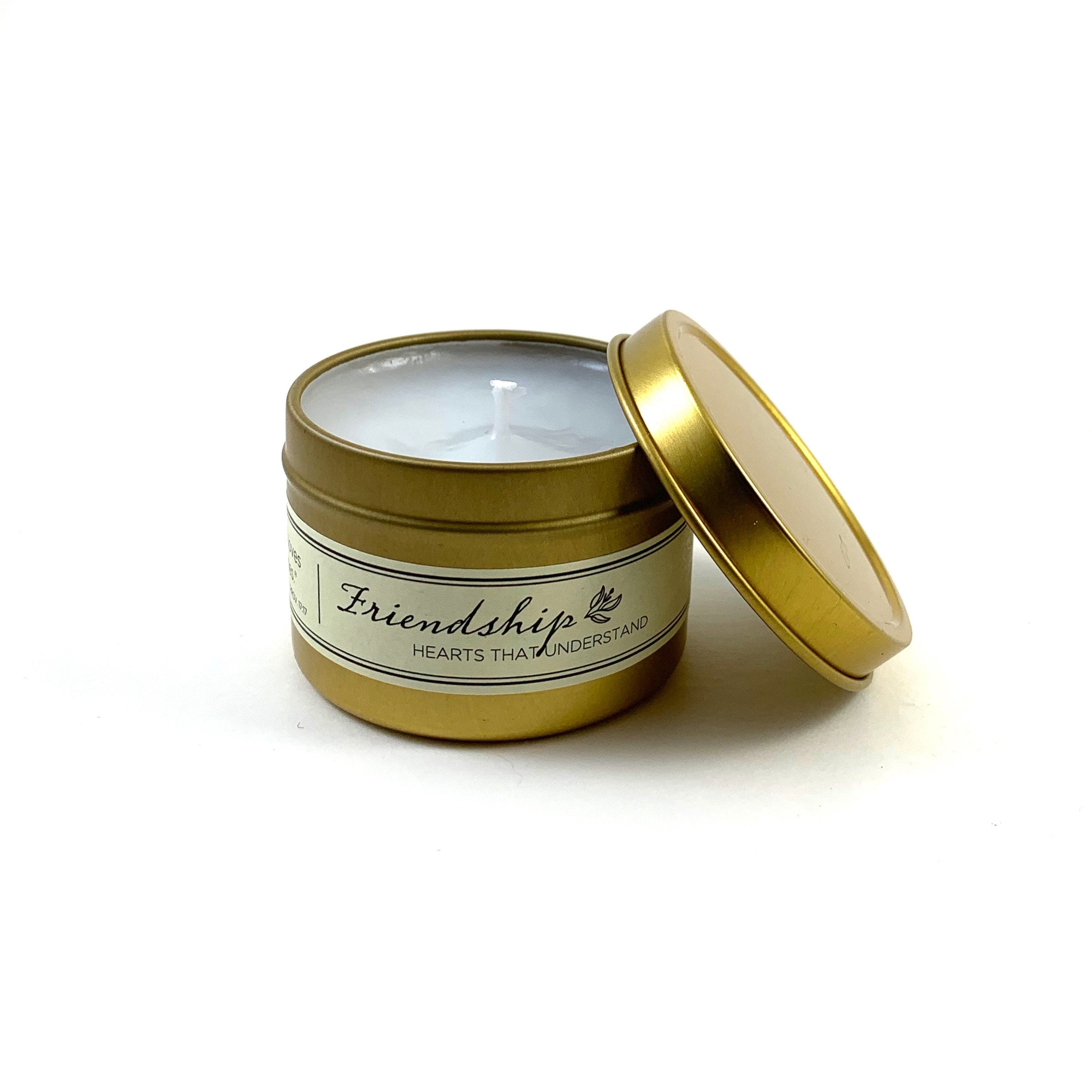 Friendship Candle/ Gifts/ Friend Gift Candle/ Friendship Greeting ...