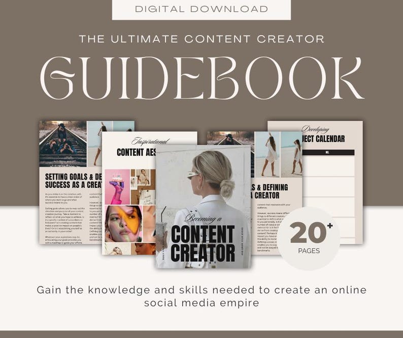 Ultimate Content Creator Ebook Template Bundle – Editable Canva PLR ...