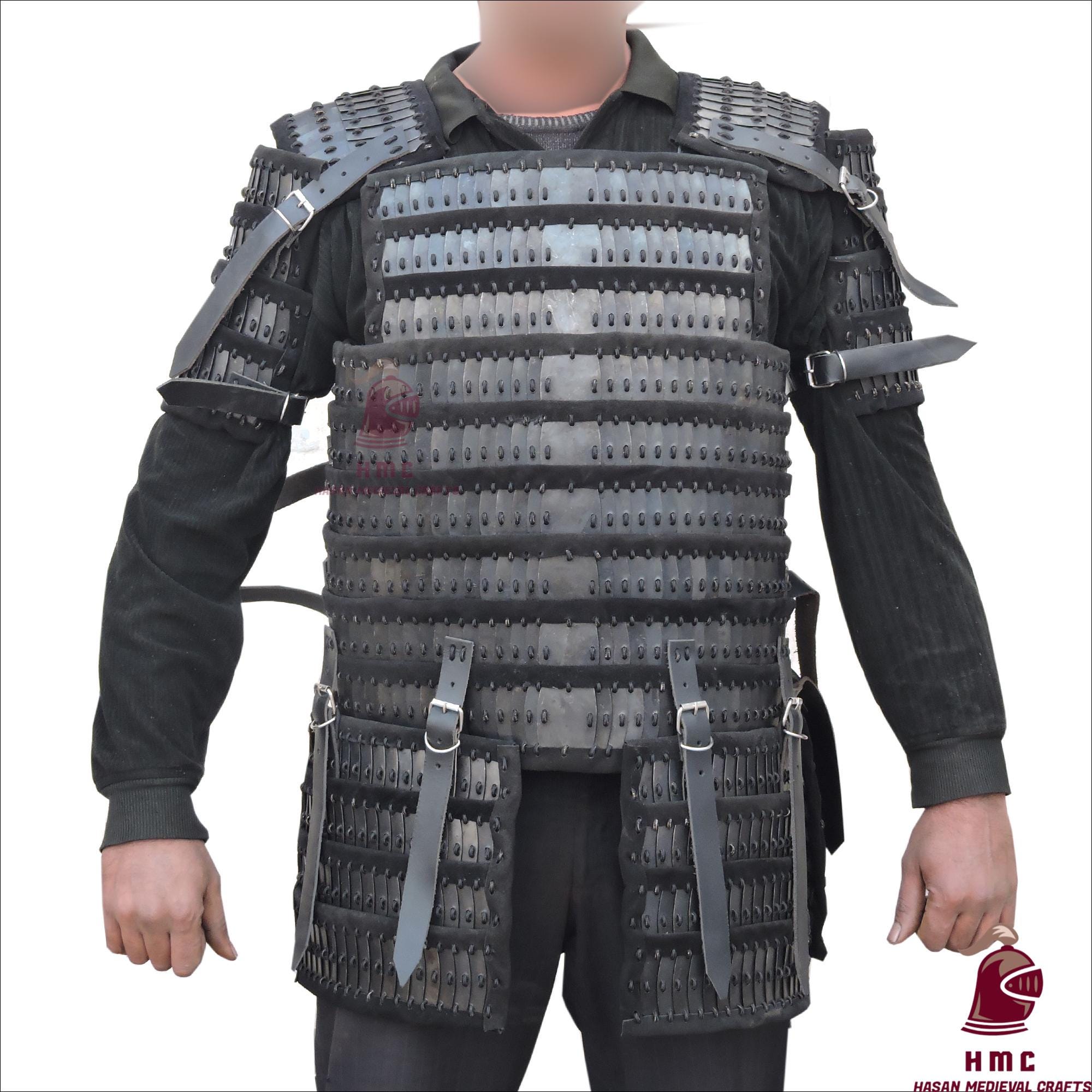 Lamellar Torso Armor, Lamellar Tasset Plates, Lamellar Armor Set- 20 ...