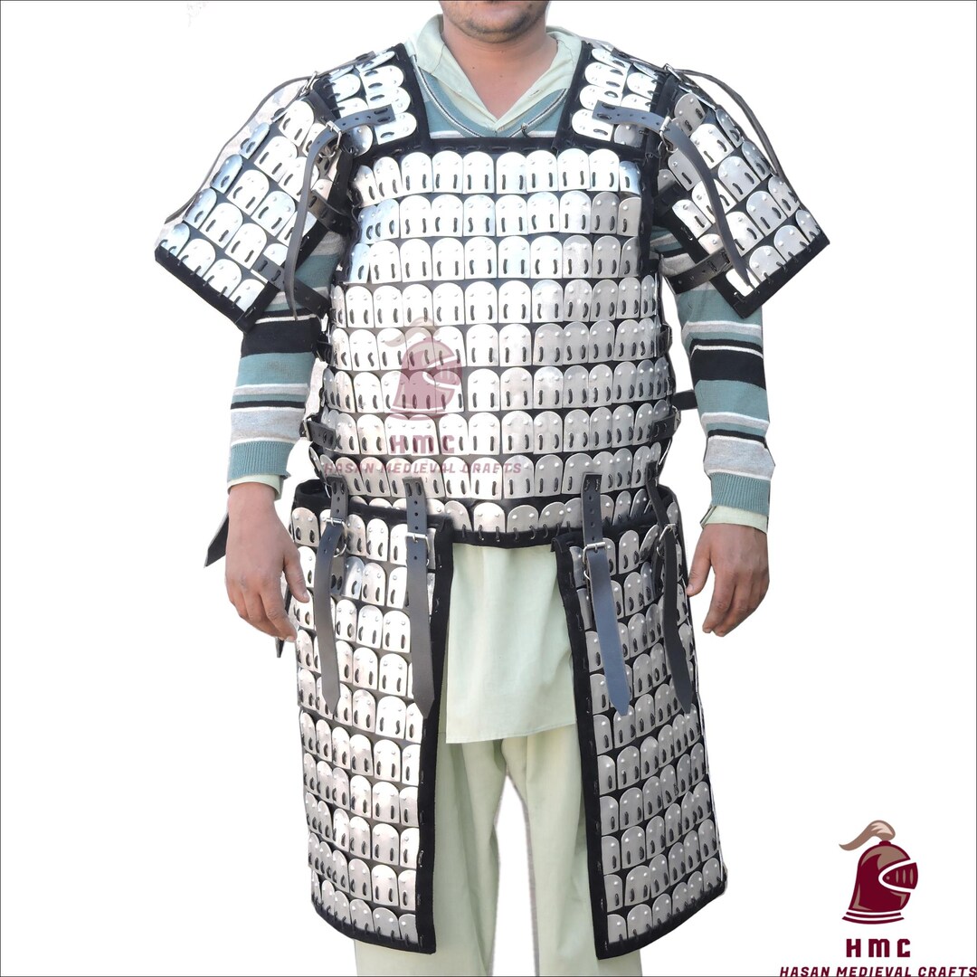 Lamellar Armour – U-shape Plate Torso With Tassets | Medieval Steel ...