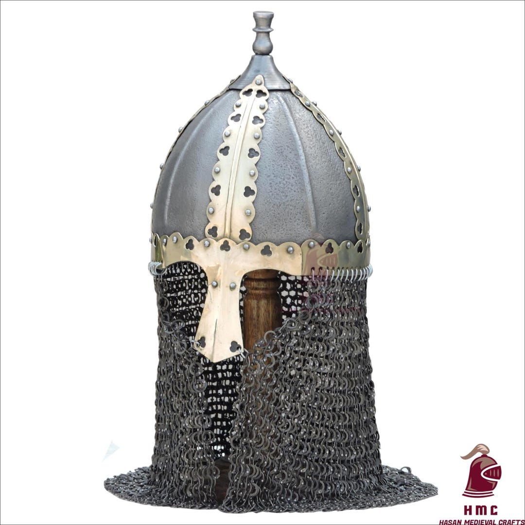 Buy Viking Gnezdovo Helmet – 10th Century Varangian Rus Slav Nasal Helm ...