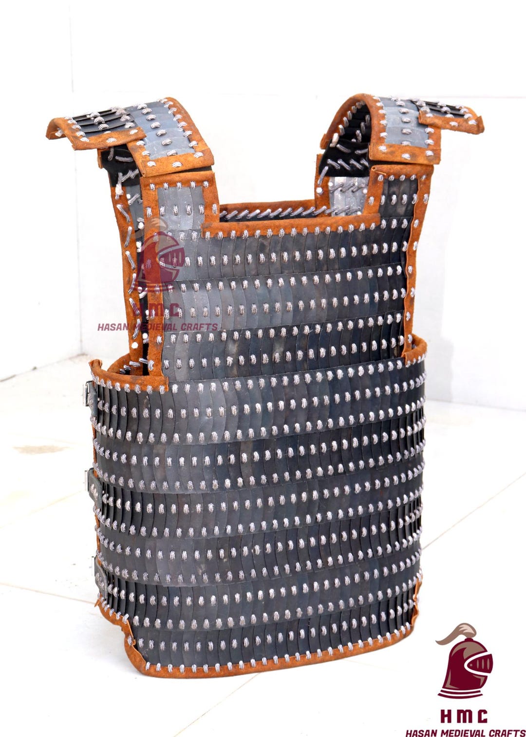 Spring Steel Lamellar Armour (blackened) Gift for Him and Gift for Him ...