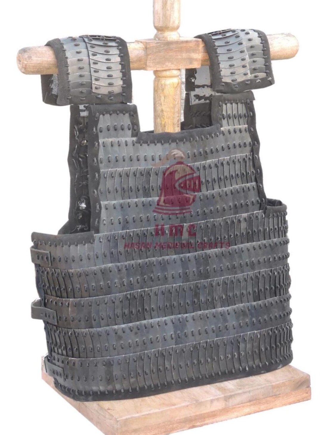 Lamellar Armour Sca/hmb/larp Chest (blackened) (free Gift Inside) - Etsy