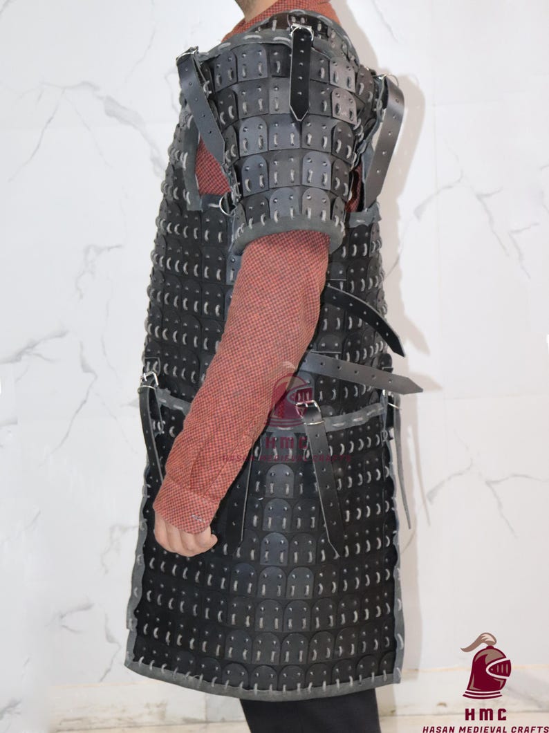 Blackened Lamellar Armor – U-shape Plates With Tassets | Medieval ...