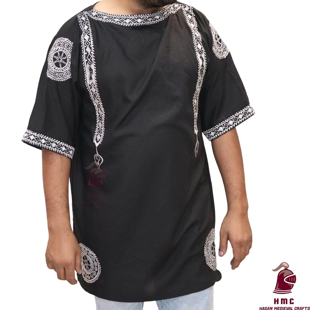 Medieval Roman Tunic, Medieval, Long Tunic, Larp Costume, SCA Gambeson ...