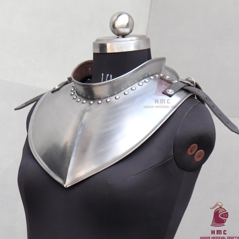 Buy Medieval Gorget & Pauldron Set – 18 Gauge Knight Armour, Great Gift ...