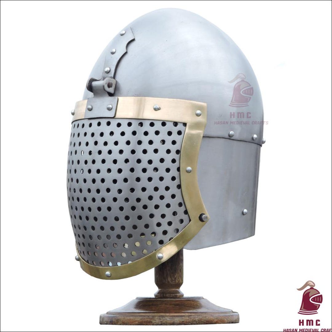 Buy SCA Fencing Helmet Visor 14 Gauge Steel Combat & Training Helm for ...
