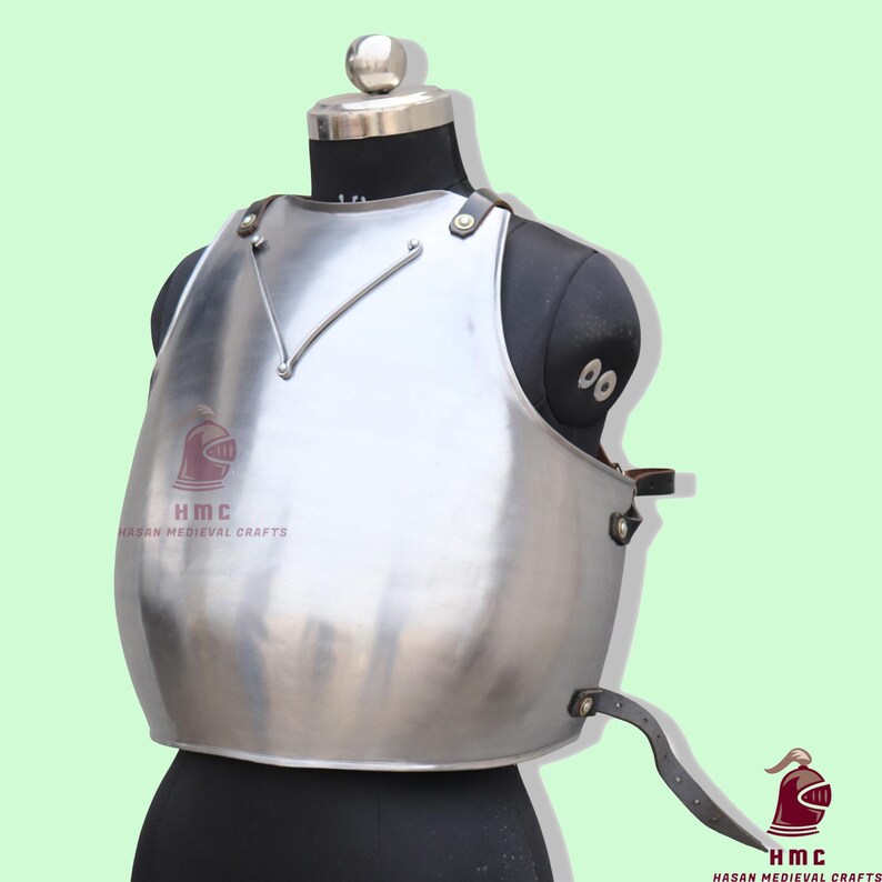 Medieval Churburg-style Breastplate 1.5mm – Handcrafted Steel Armor ...