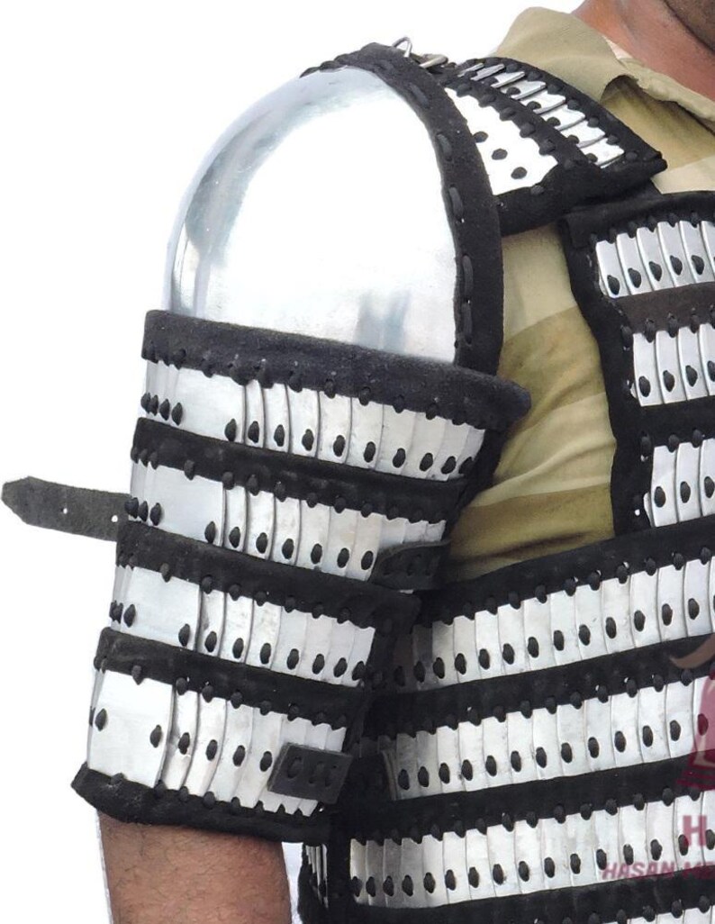 Medieval Lamellar Shoulder Armour – Steel Pauldron for LARP & SCA - Etsy