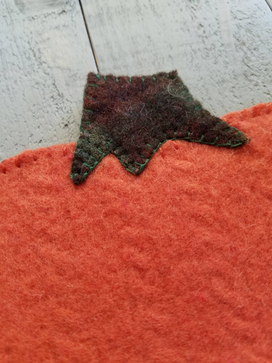 Pumpkin Candle Mat - Mug Rug - Etsy