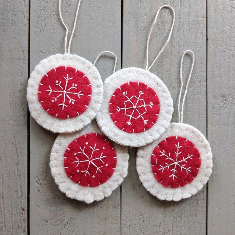 Felt Snowflake - Etsy