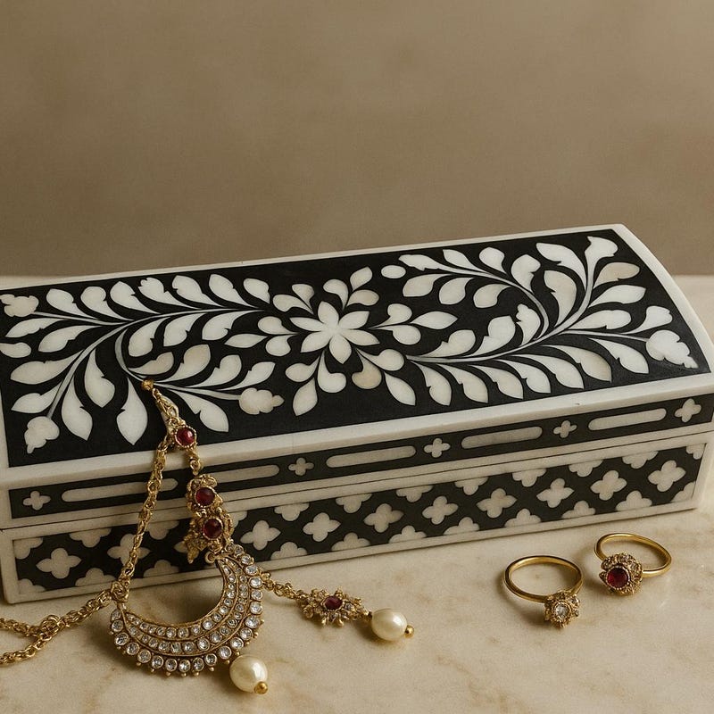 Bone Inlay Box - Etsy