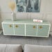 Handmade Bone Inlay Media Console: Honeycomb Design TV Stand - Etsy