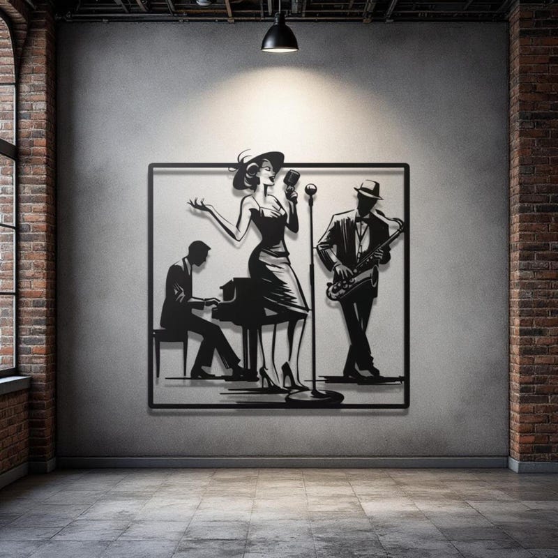 Jazz Metal Wall Art - Etsy