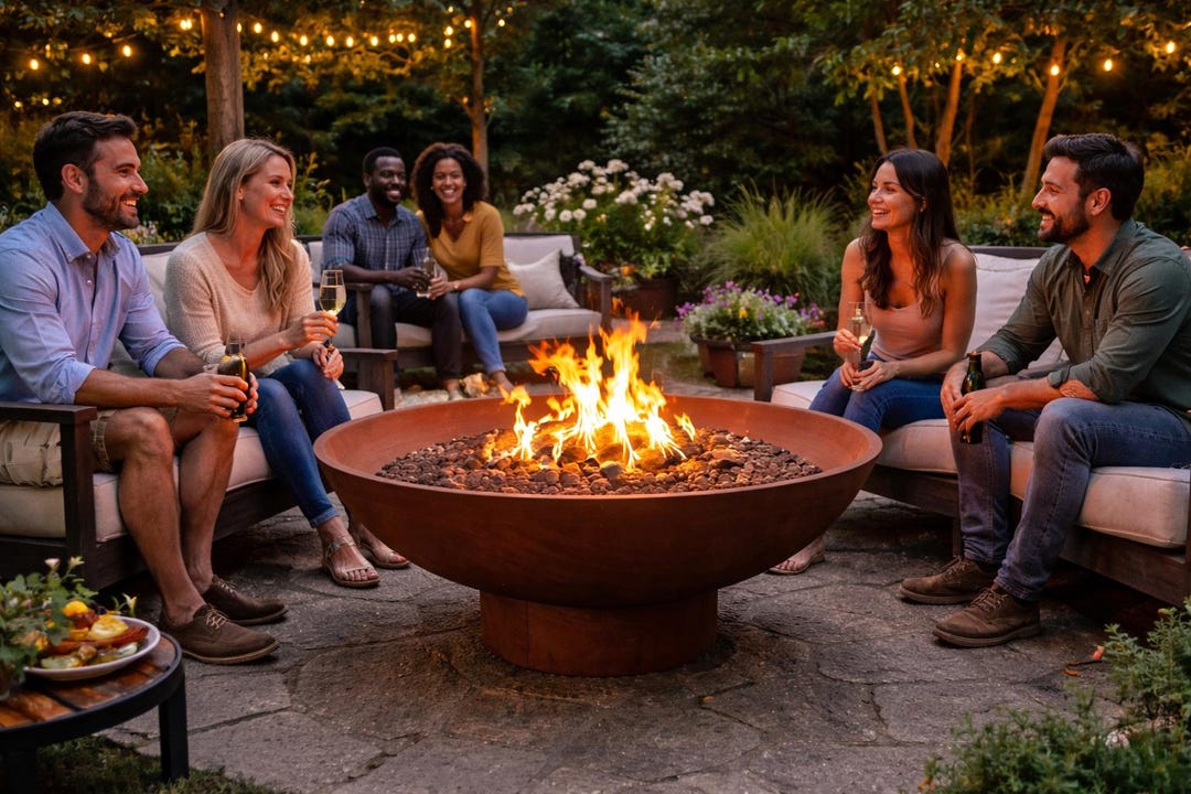 Fire Pit - Heavy-duty - Mature Style - 48" Inches - FP003 - Etsy